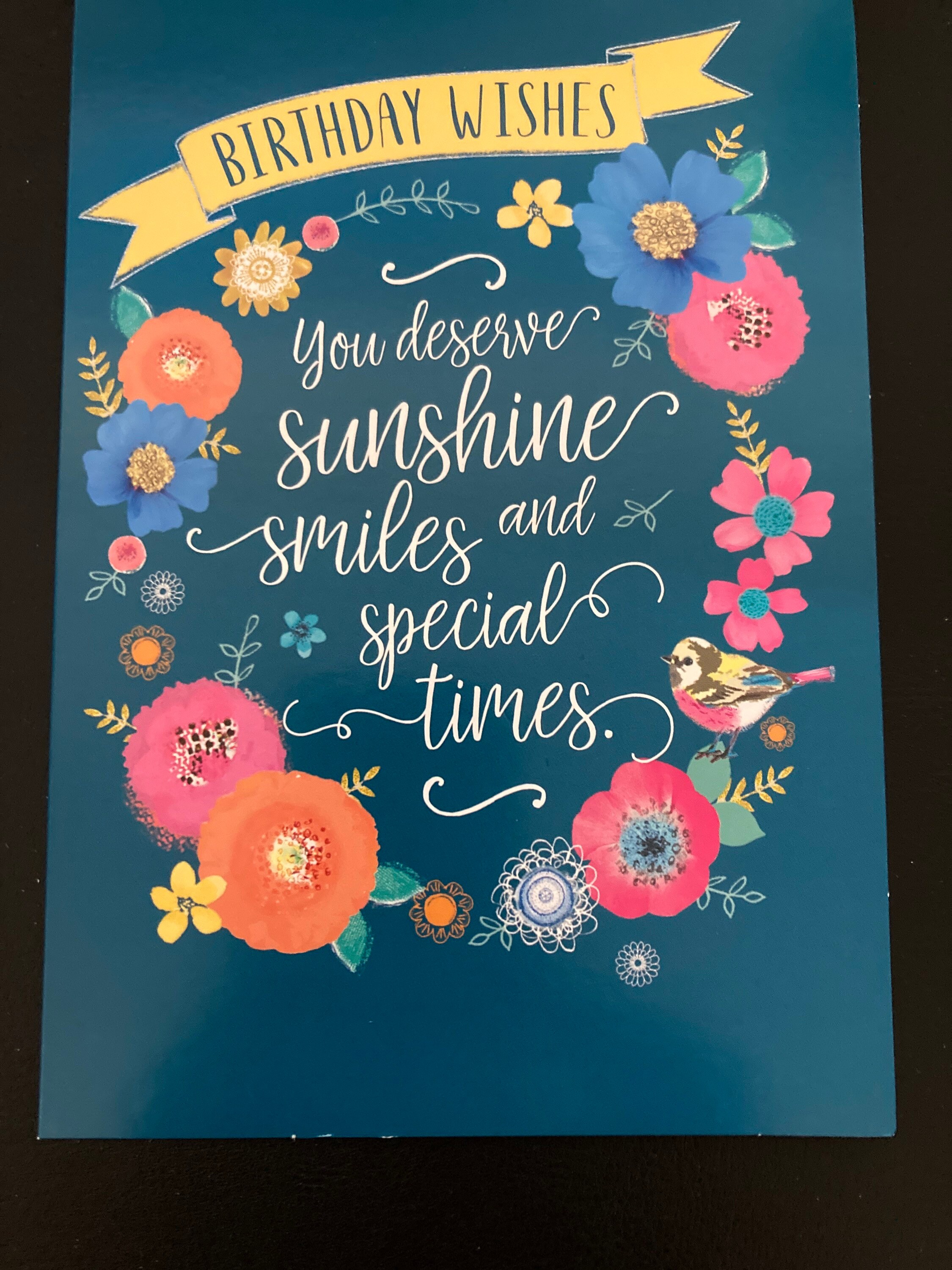 Birthday Wishes Happy Birthday Greetings Card - Etsy