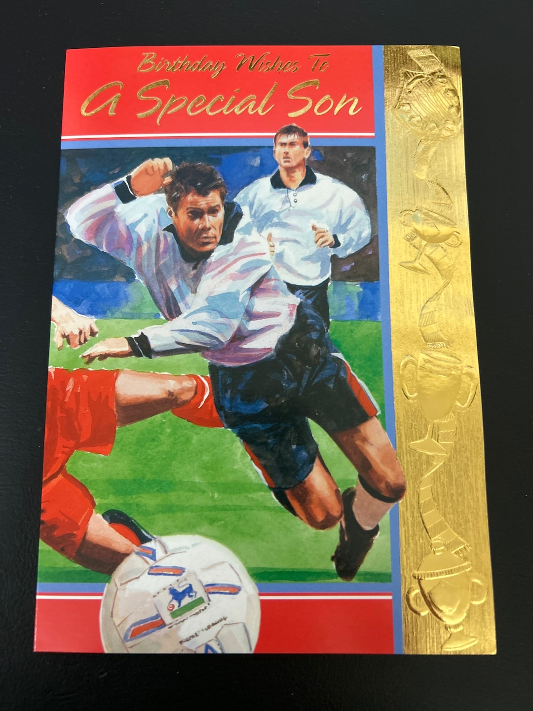 Happy Birthday Son Football Greetings Card - Etsy