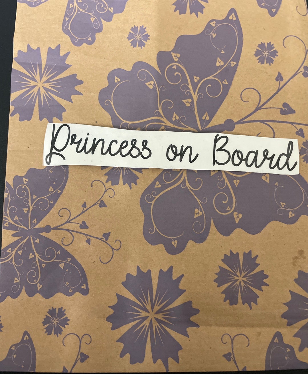 Princess on Board Vinyl Decal Sticker - Etsy