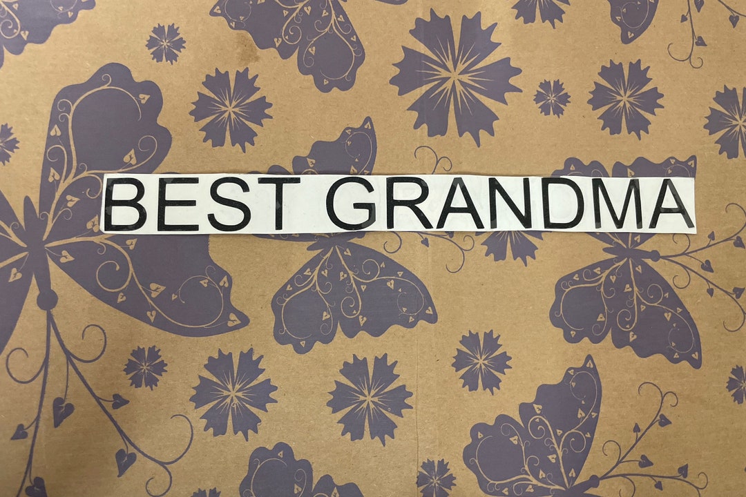 Best Grandma Vinyl Decal Sticker - Etsy