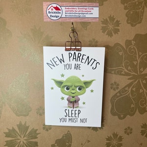 New Parents Star Wars Yoda Funny Greeting Card - Etsy