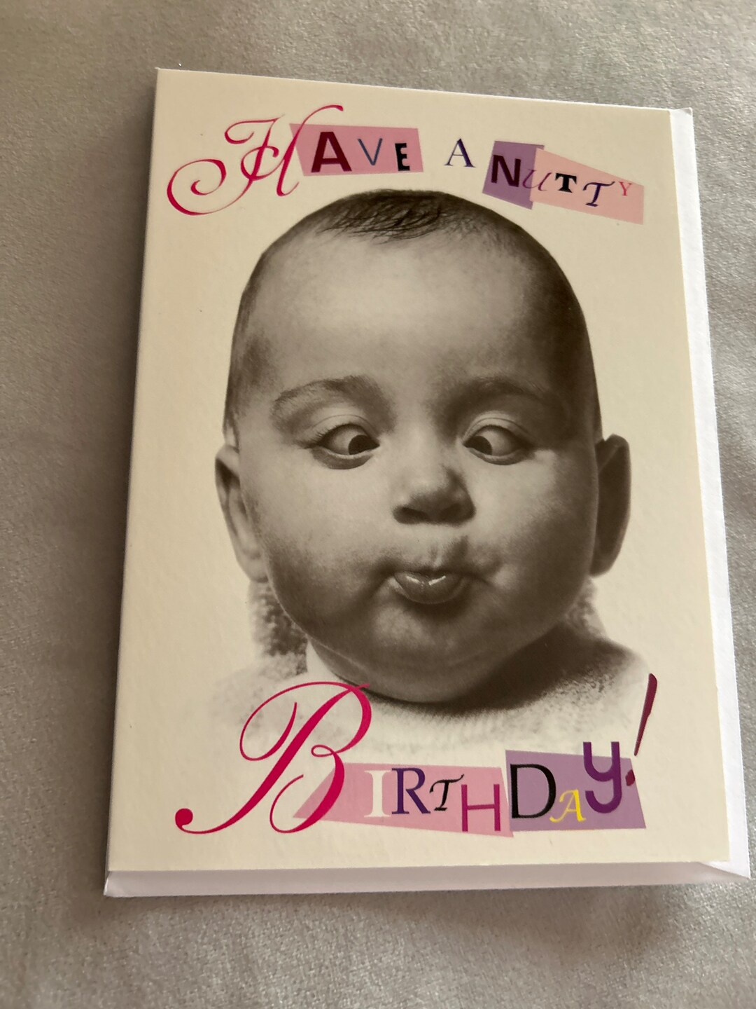 Baby Nutty Funny Birthday Greetings Card - Etsy