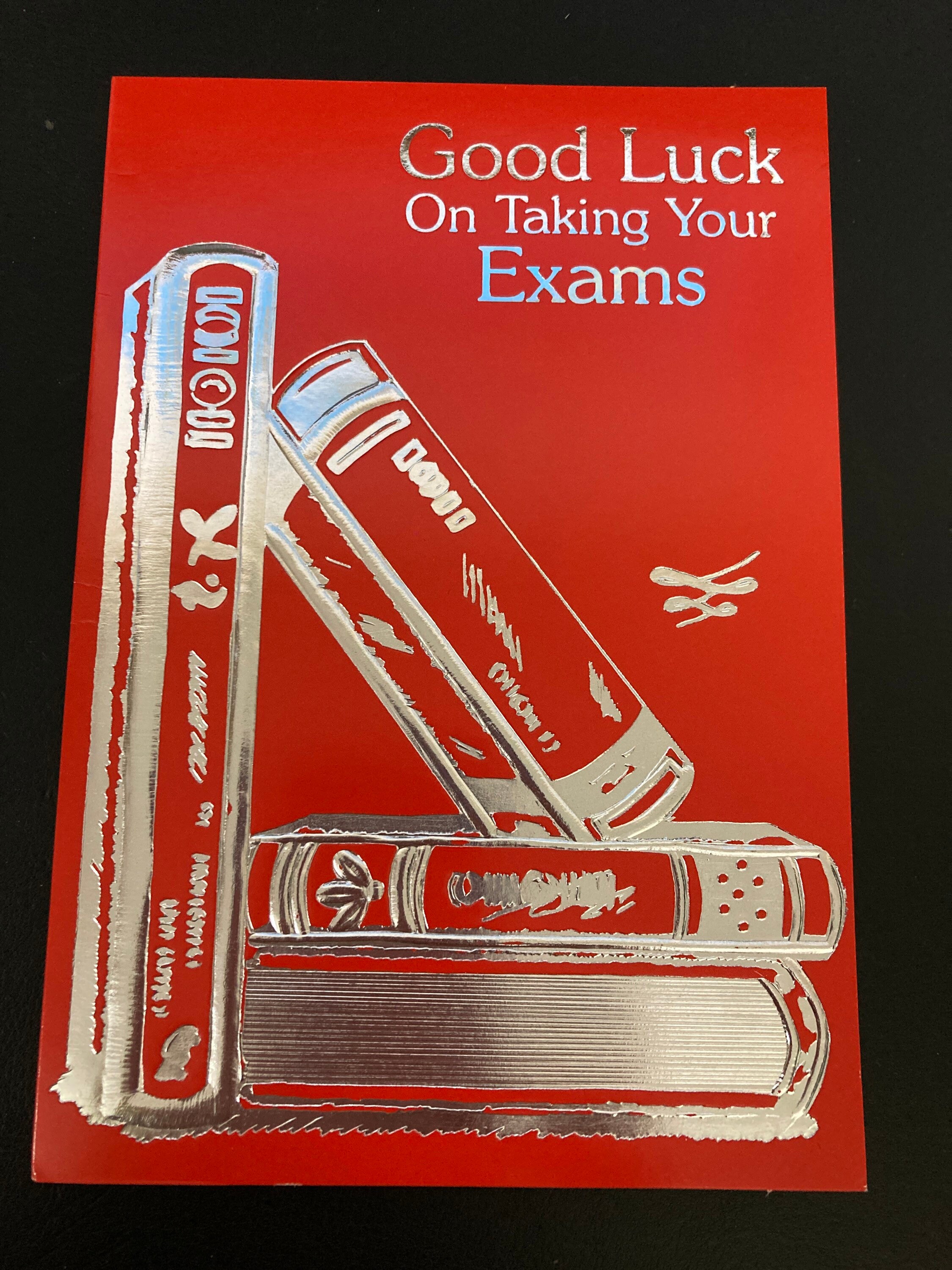 Good Luck Taking Your Exams Greetings Card - Etsy