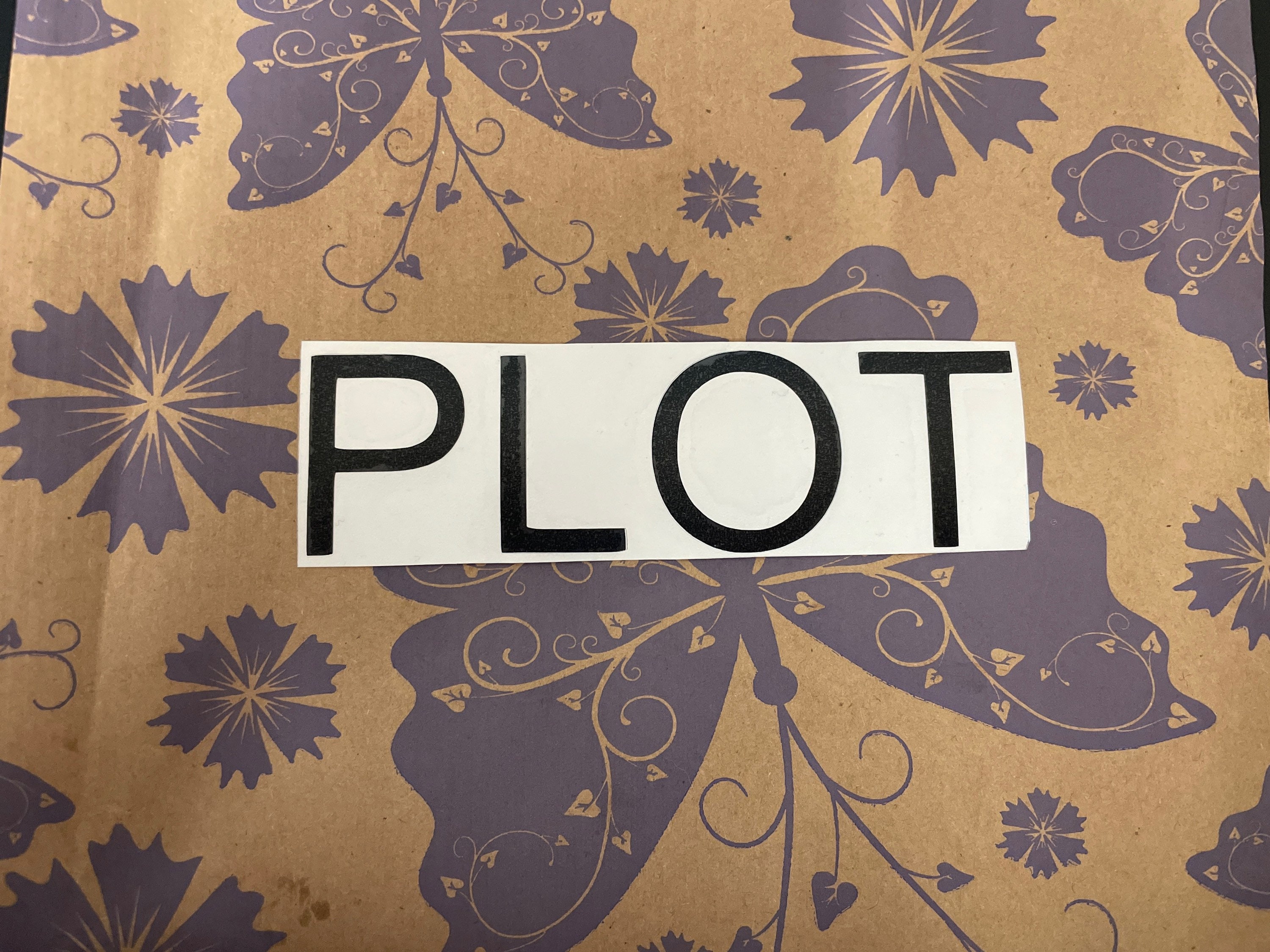 Plot Vinyl Decal Sticker - Etsy