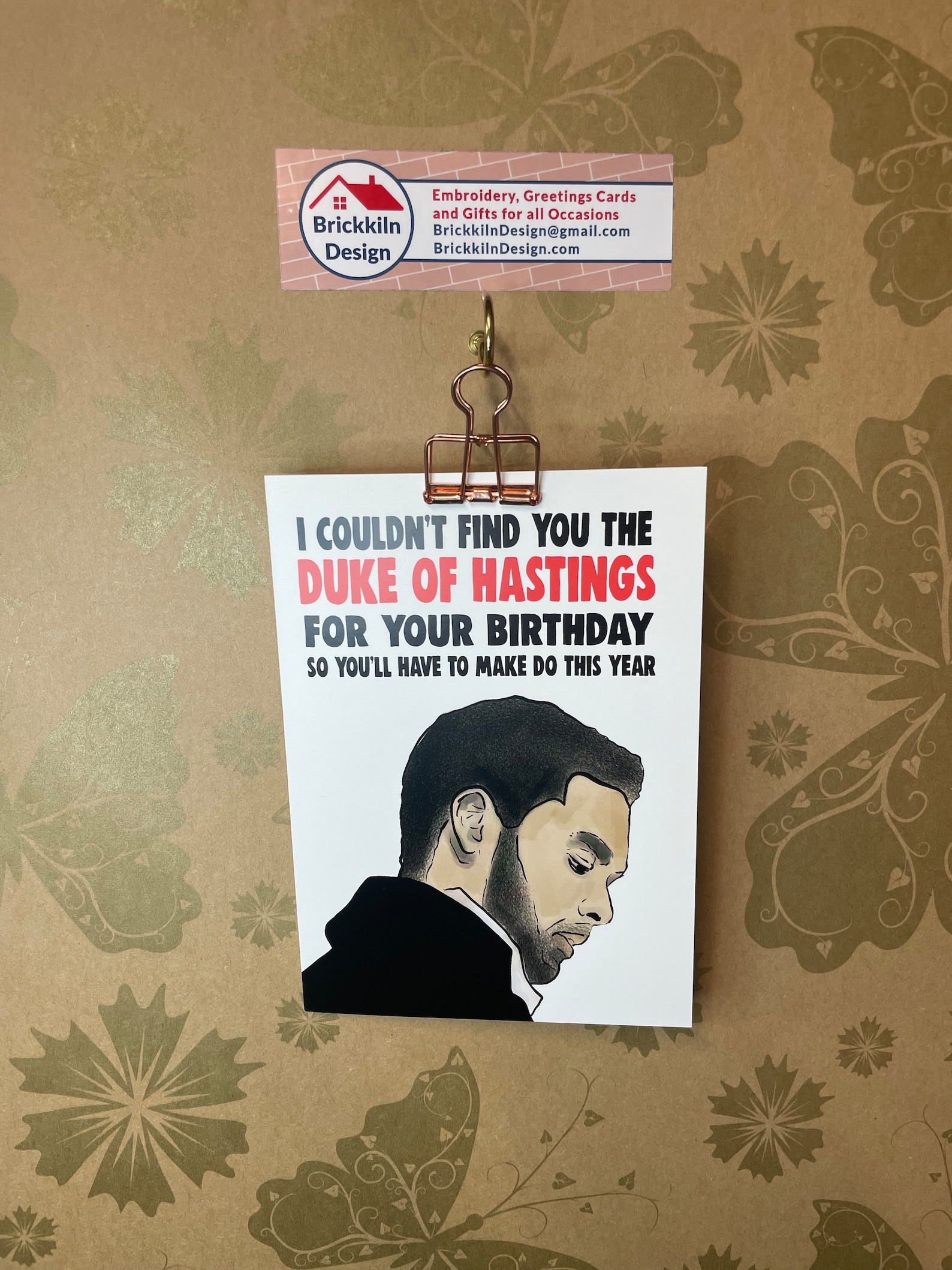 Bridgerton Duke of Hastings Happy Birthday Greetings Card - Etsy