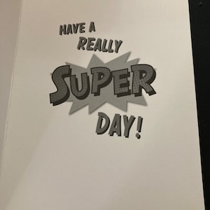 Superhero Happy Birthday Happy Birthday Greetings Card - Etsy