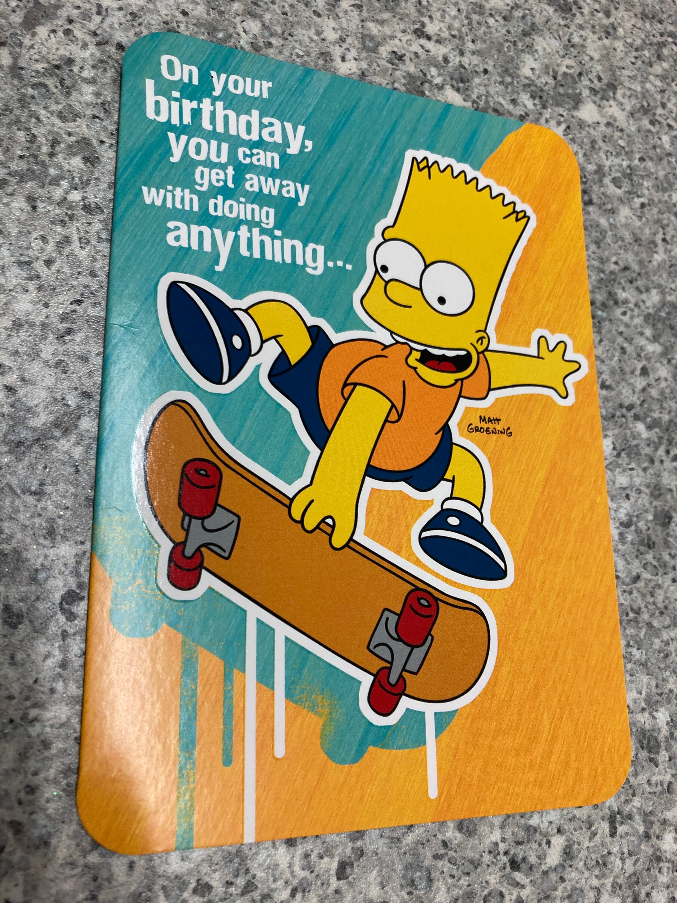 Happy Birthday Brother Simpsons