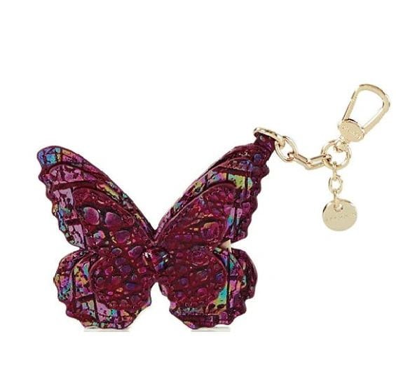 Brahmin Sangria Melbourne Leather Butterfly Tassel Key Fob---NWT ...
