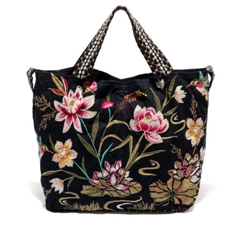 Floral Print Handbag - Etsy