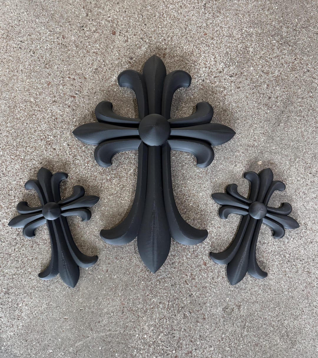 Max Size Gothic TRIPLE CROSS 15"in + + + - Etsy