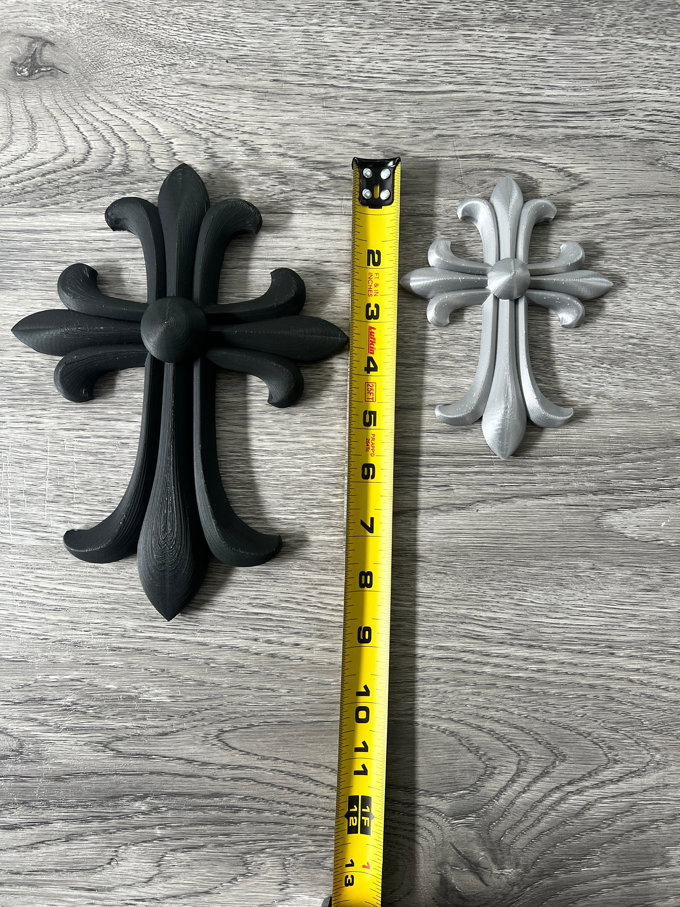 HUGE Chrome Hearts 3D CROSS - Etsy