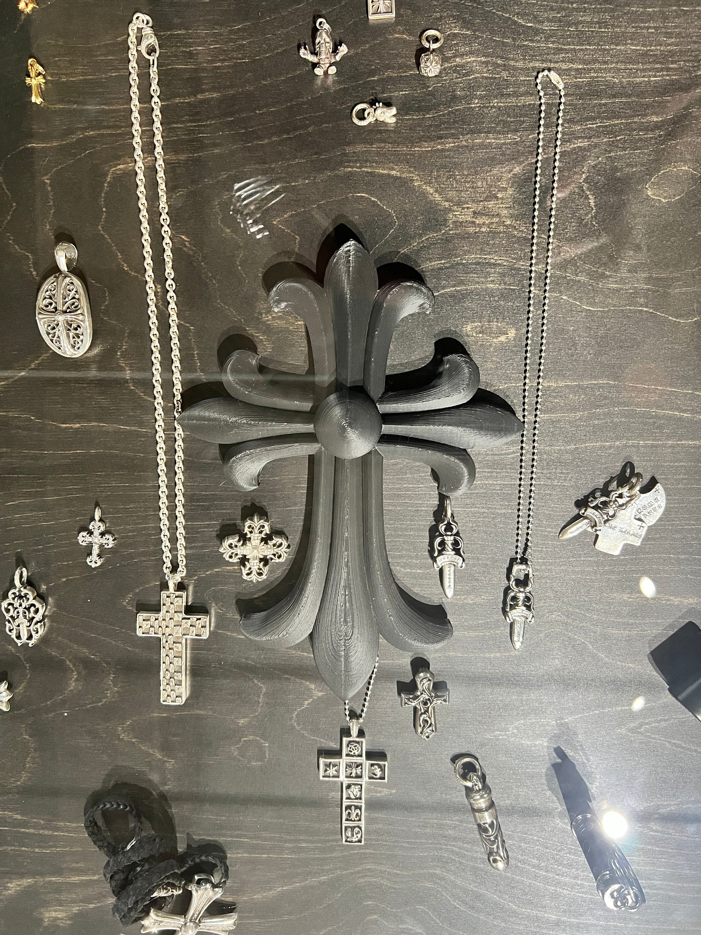HUGE Chrome Hearts 3D CROSS - Etsy