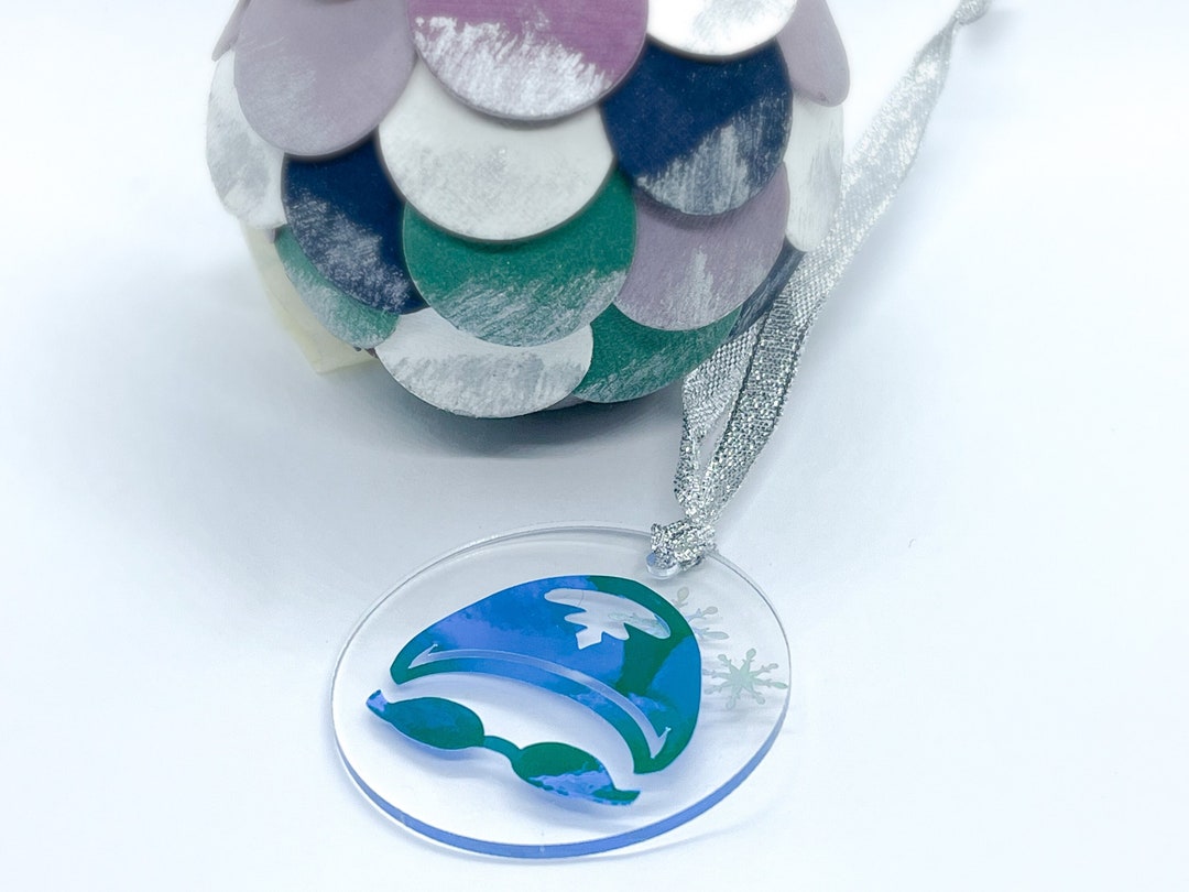 Swimmer Christmas Decoration, Snow Swimmer, Snowflakes, Sea Swimmer ...