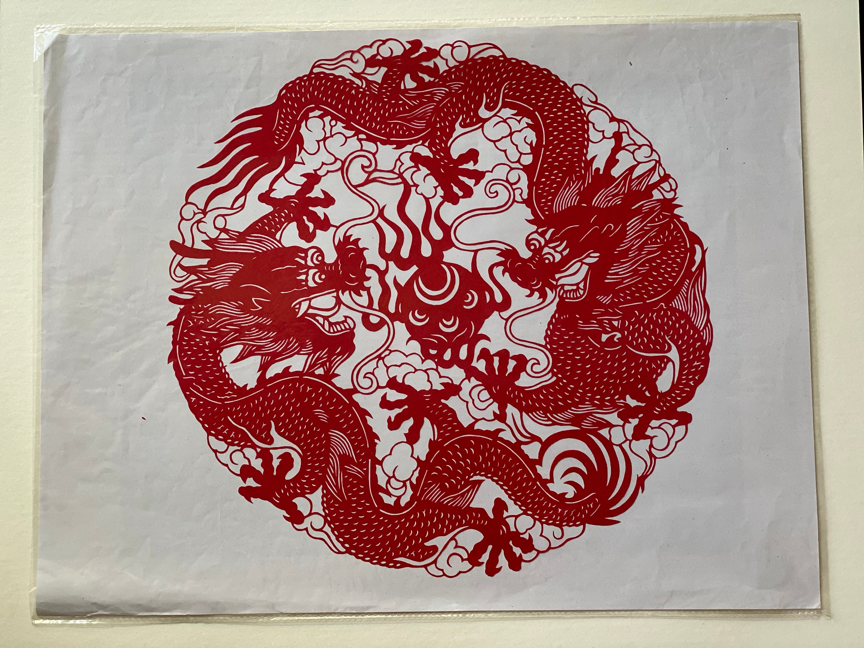 Scherenschnitte Dragon