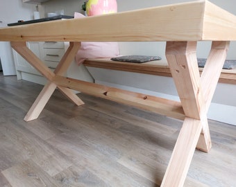 Wood Table No Legs - Etsy UK
