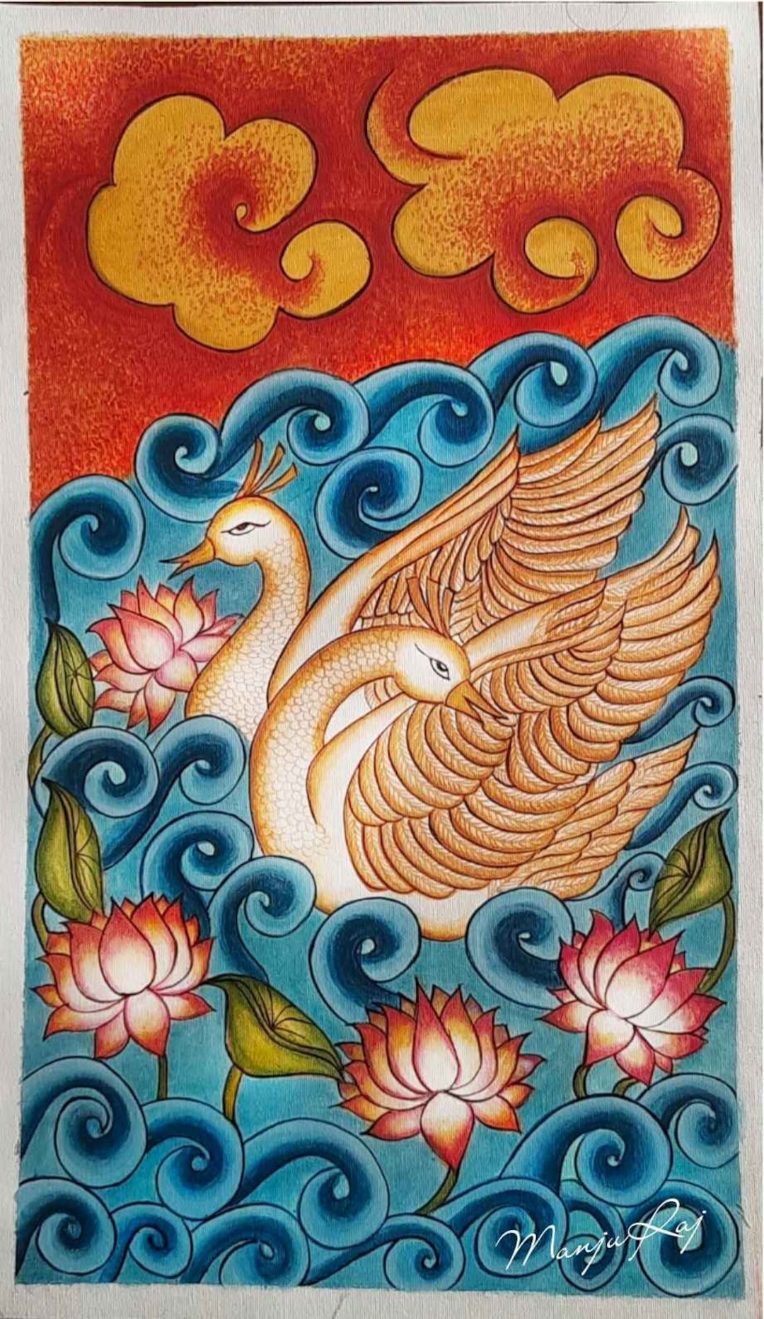 Simple Kerala Mural Designs