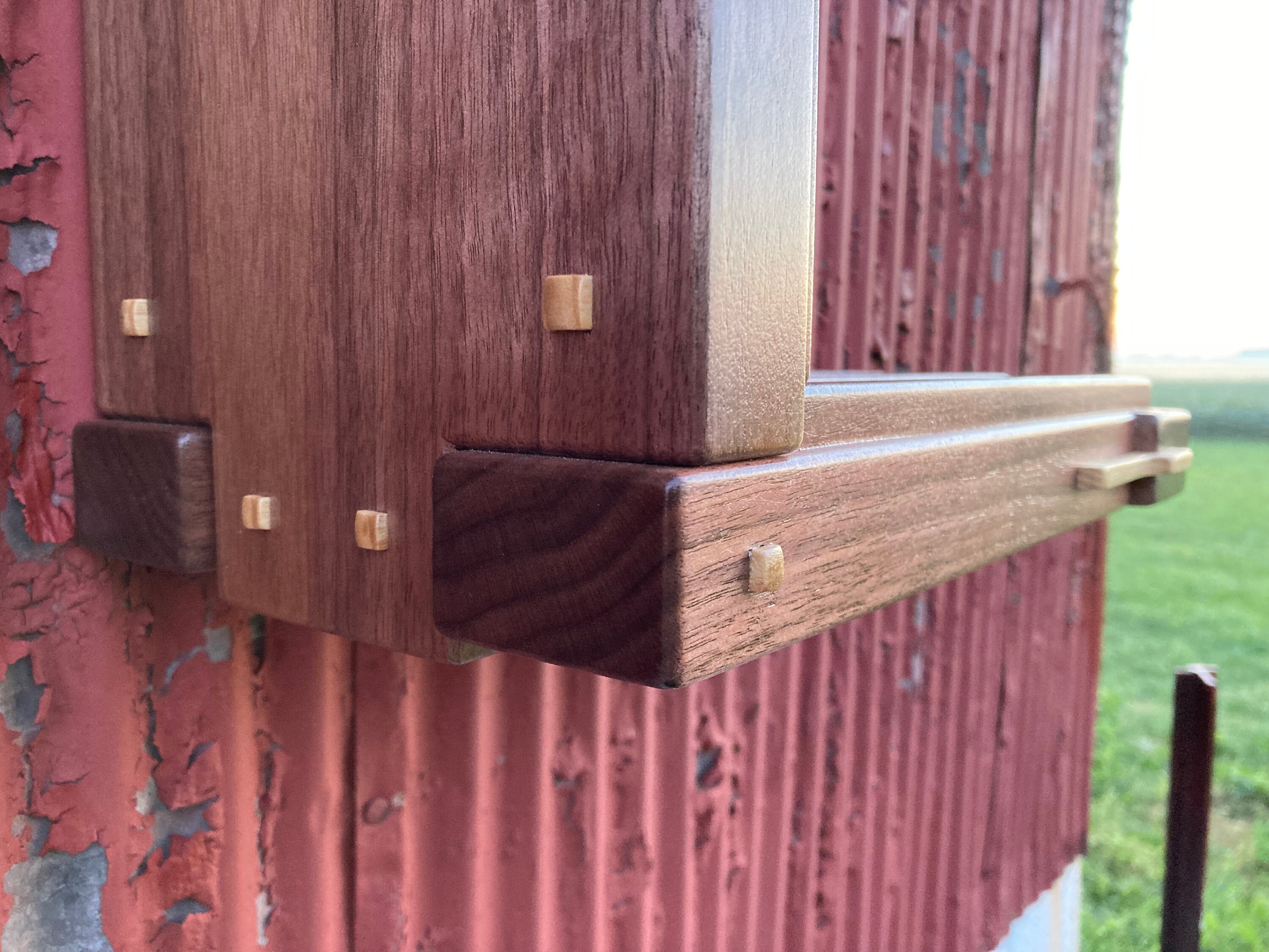 Greene & Greene Wall Mount Cutting Board Holder - Etsy