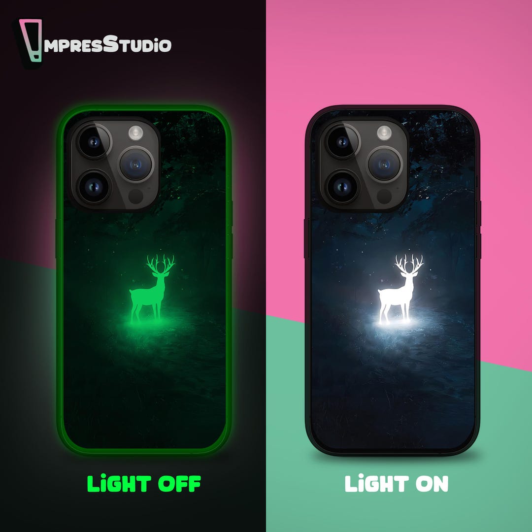 Magical Wizarding World Always Glow in the Dark Phone Case for iPhone 16e 16 15 14 13 12 Case ...