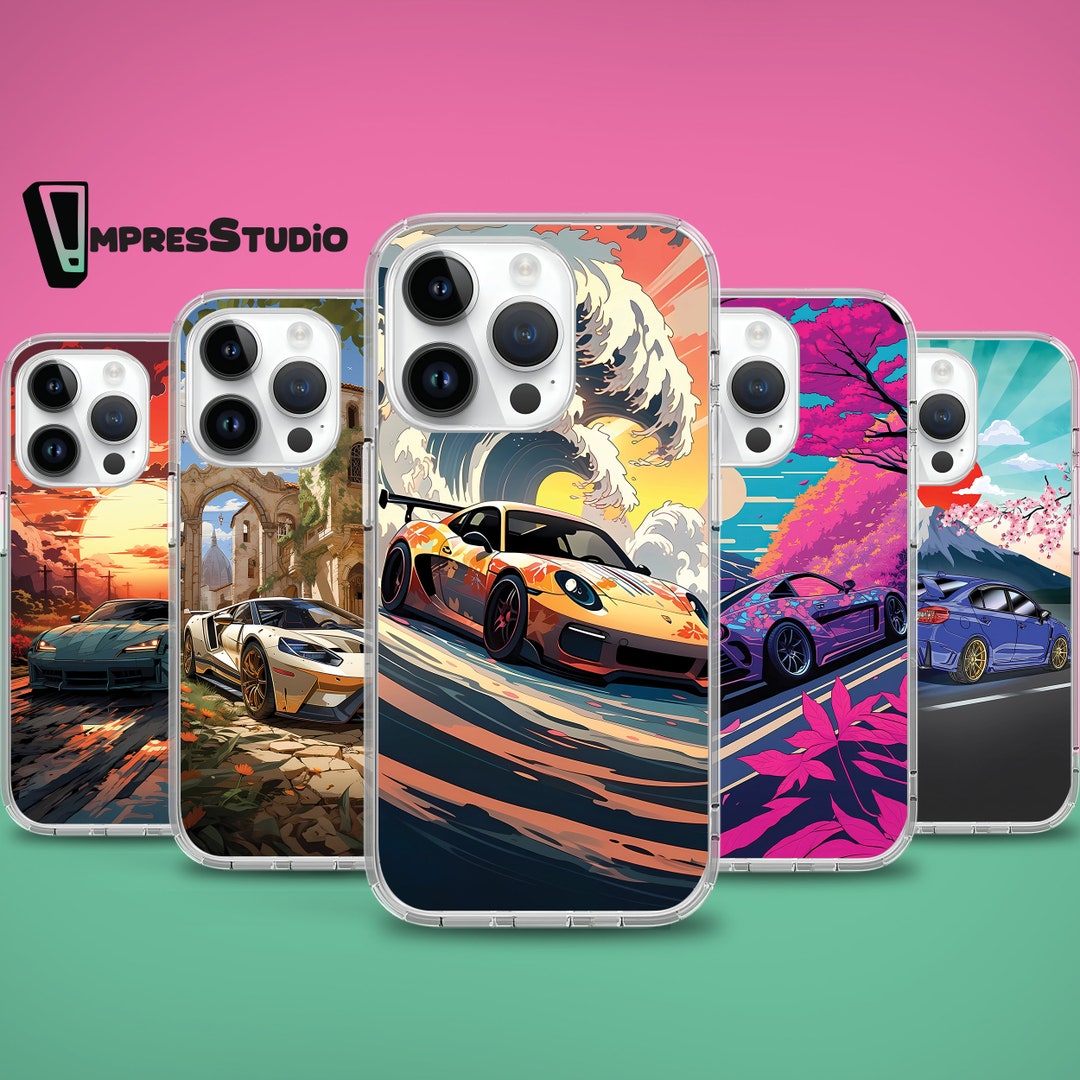 Sports Cars Pop Art Phone Case for iPhone 17 Air 16e 16 15 Case for ...