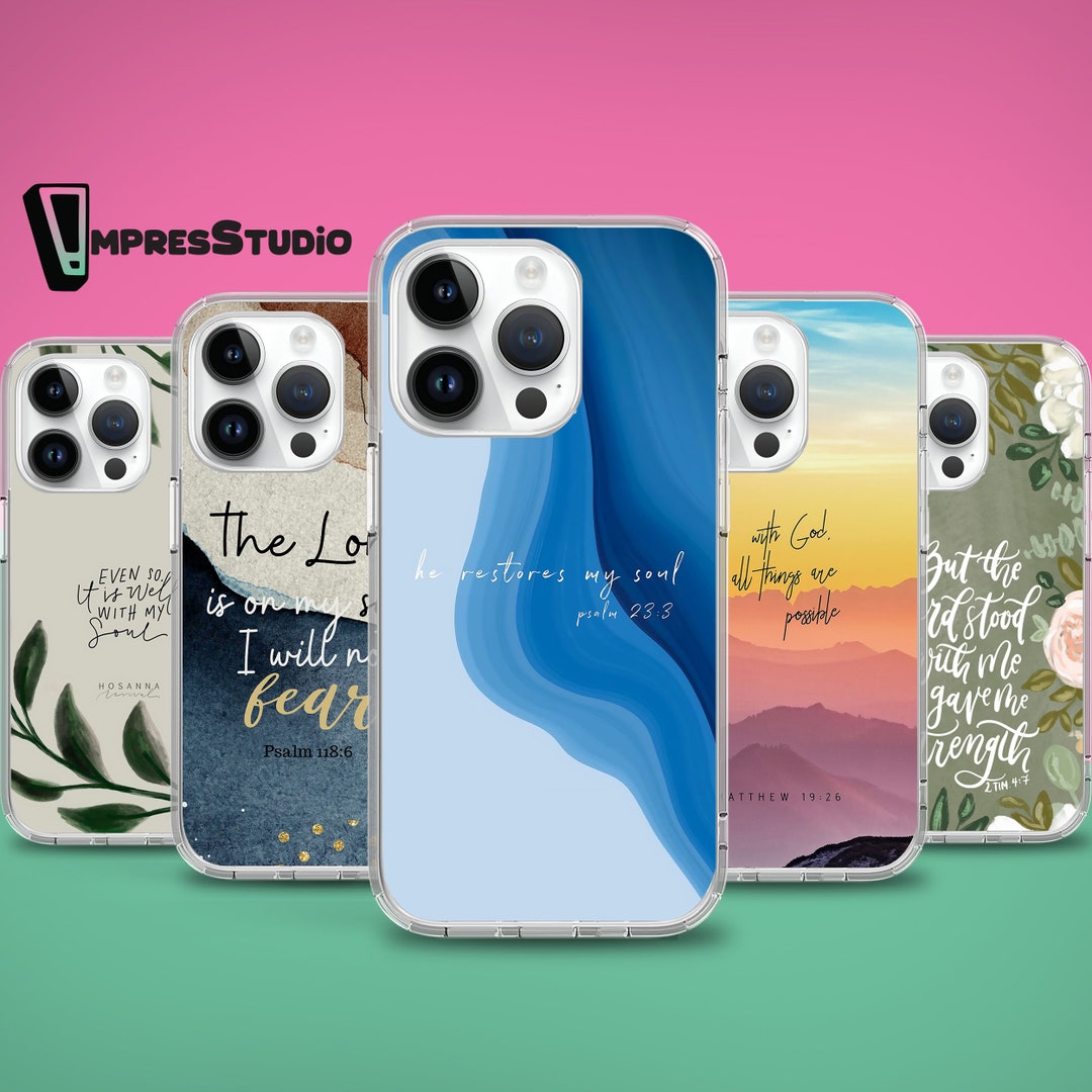 Bible Verses Phone Case for iPhone Case 16 15 14 13 12 Case for Samsung ...