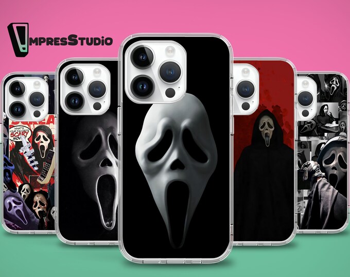 Call Me Scream Ghost Aesthetic Phone Case Cute iPhone 15 14 13 12 11 ...