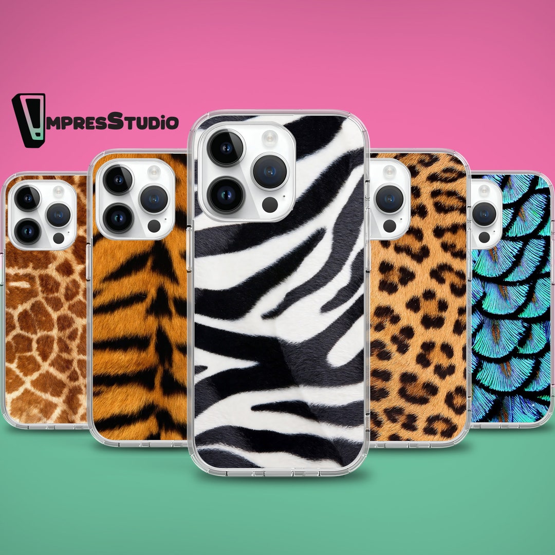 Animal Skin Pattern Phone Case for iPhone 16e 16 15 14 13 12 Case for ...