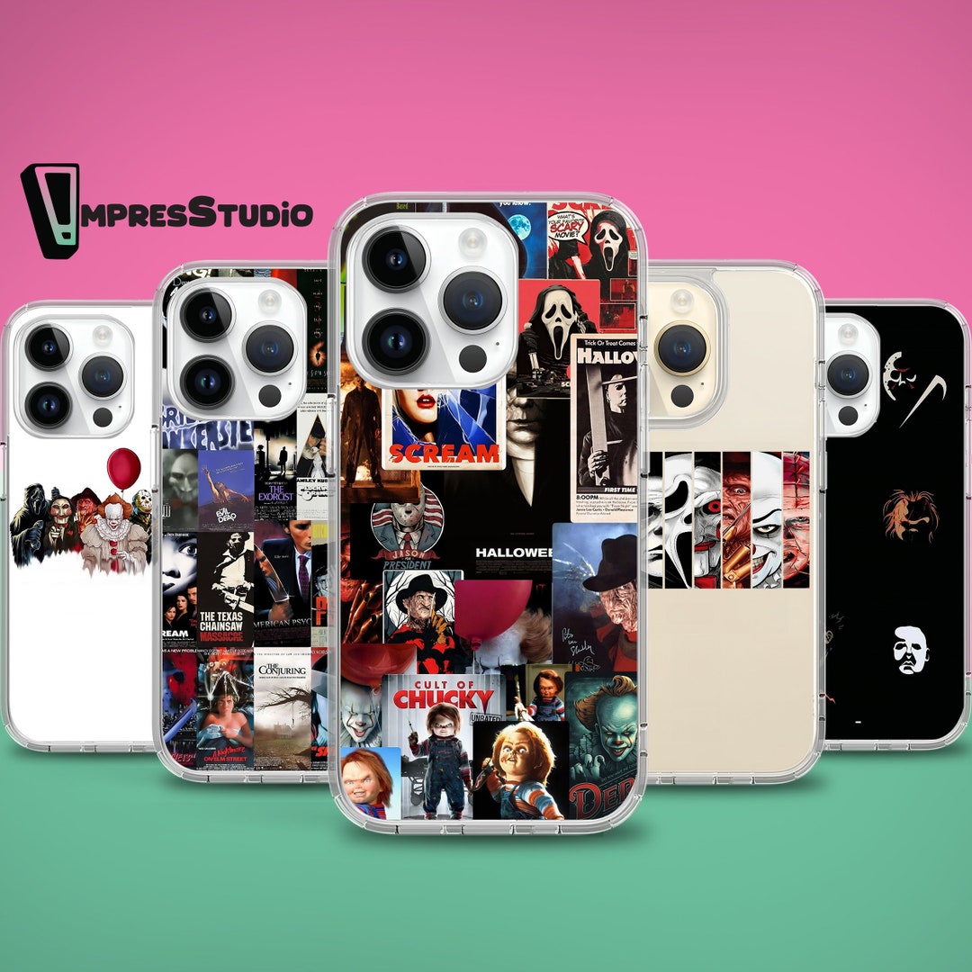 Halloween Horror Movie Phone Case for iPhone 17 Air 16e 16 15 Case for ...