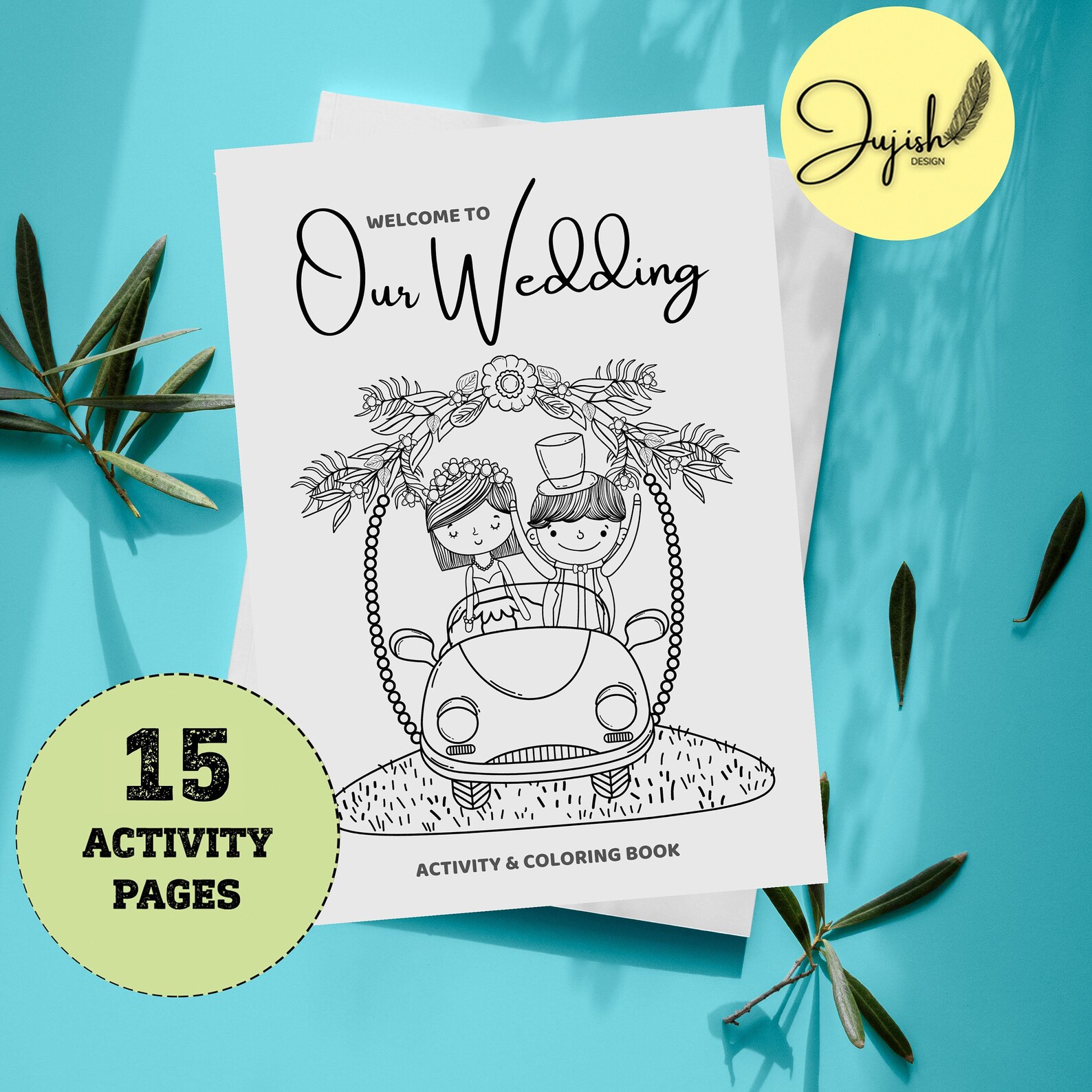 Printable Wedding Activity Book 15 Wedding Activities Kids - Etsy