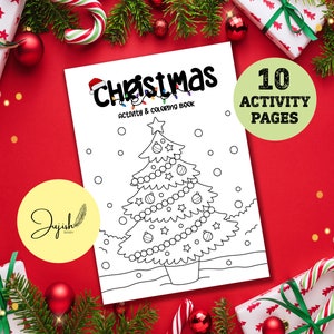 Printable Christmas Activity Book 10 Christmas Activities - Etsy