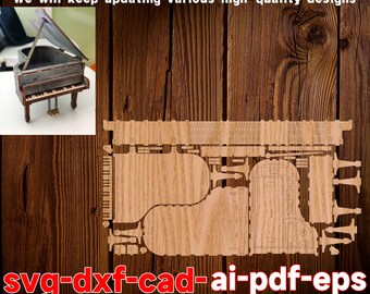 Laser Cut File Piano - Etsy UK