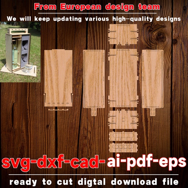 Wine Rack Dxf - Etsy