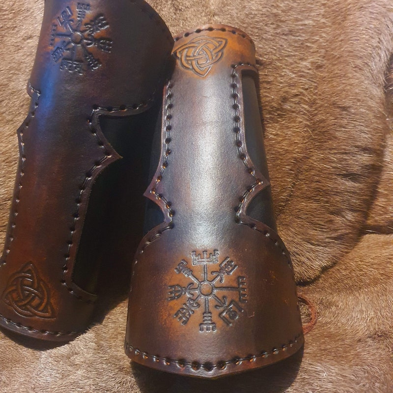 Leather Vambrace - Etsy UK