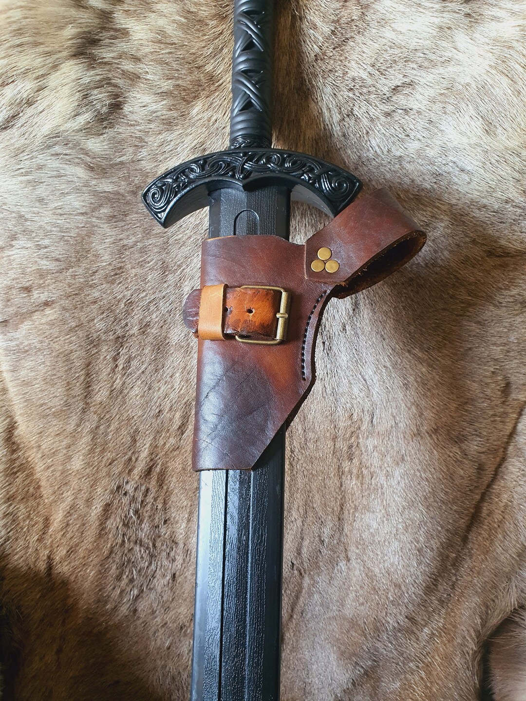 Leather Sword Frog - Etsy