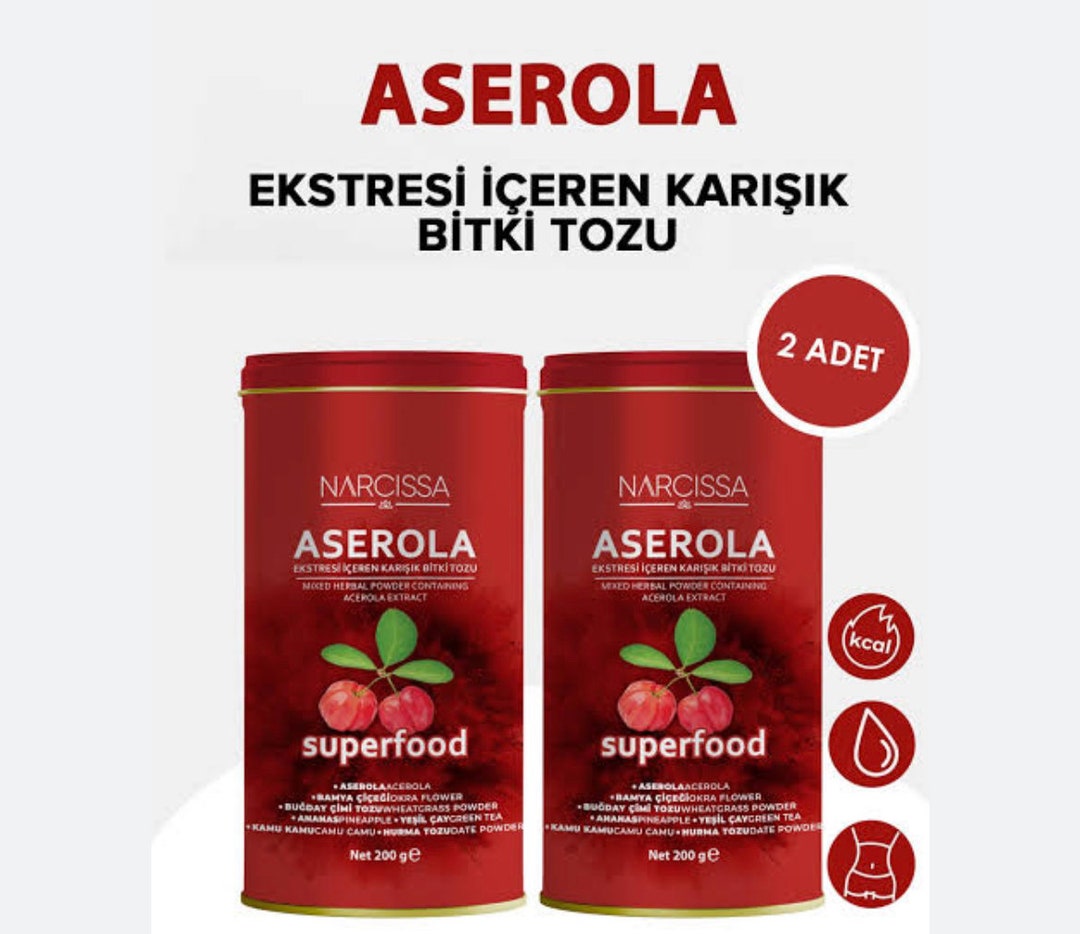 Aserola Mixed Herbal Powder Containing Narcissa Acerola - Etsy Denmark