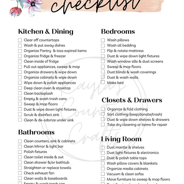 Spring Cleaning - Etsy