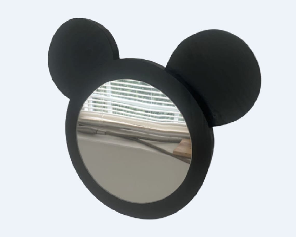 Mickey Mouse Mirror - Etsy