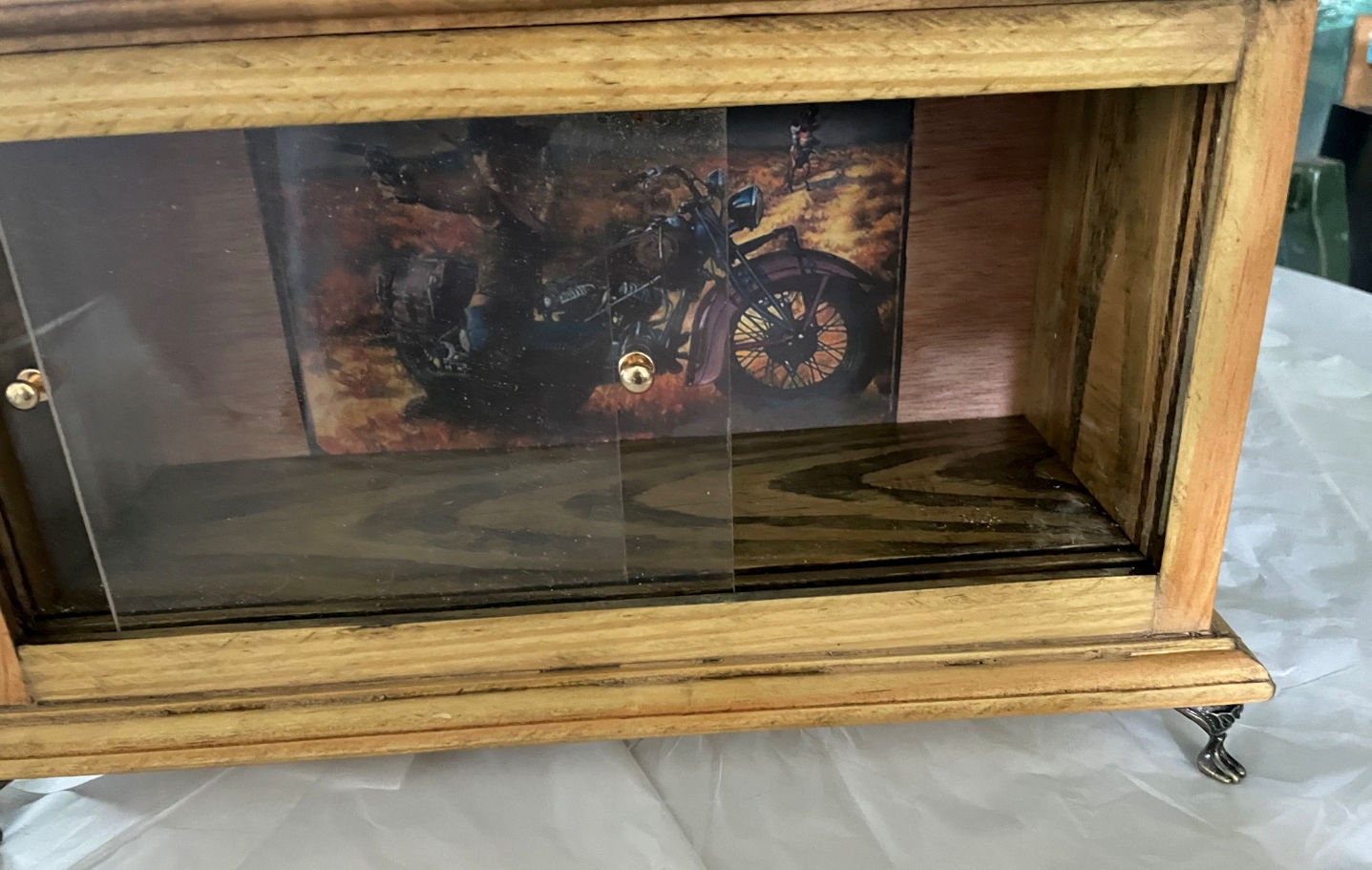 Motorcycle Display Case, Sliding Acrylic Doors - Etsy