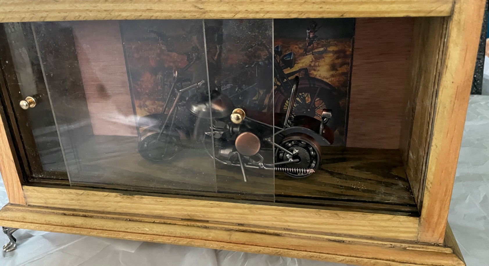 Motorcycle Display Case, Sliding Acrylic Doors - Etsy