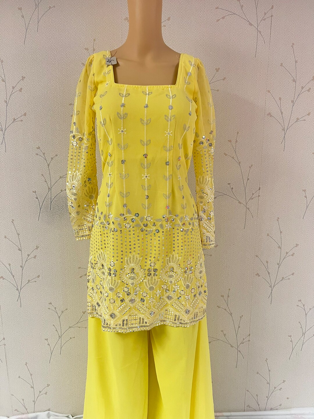 Pakistani Purple Sharara Suit Indian Punjabi Sharara Suit , Readymade ...