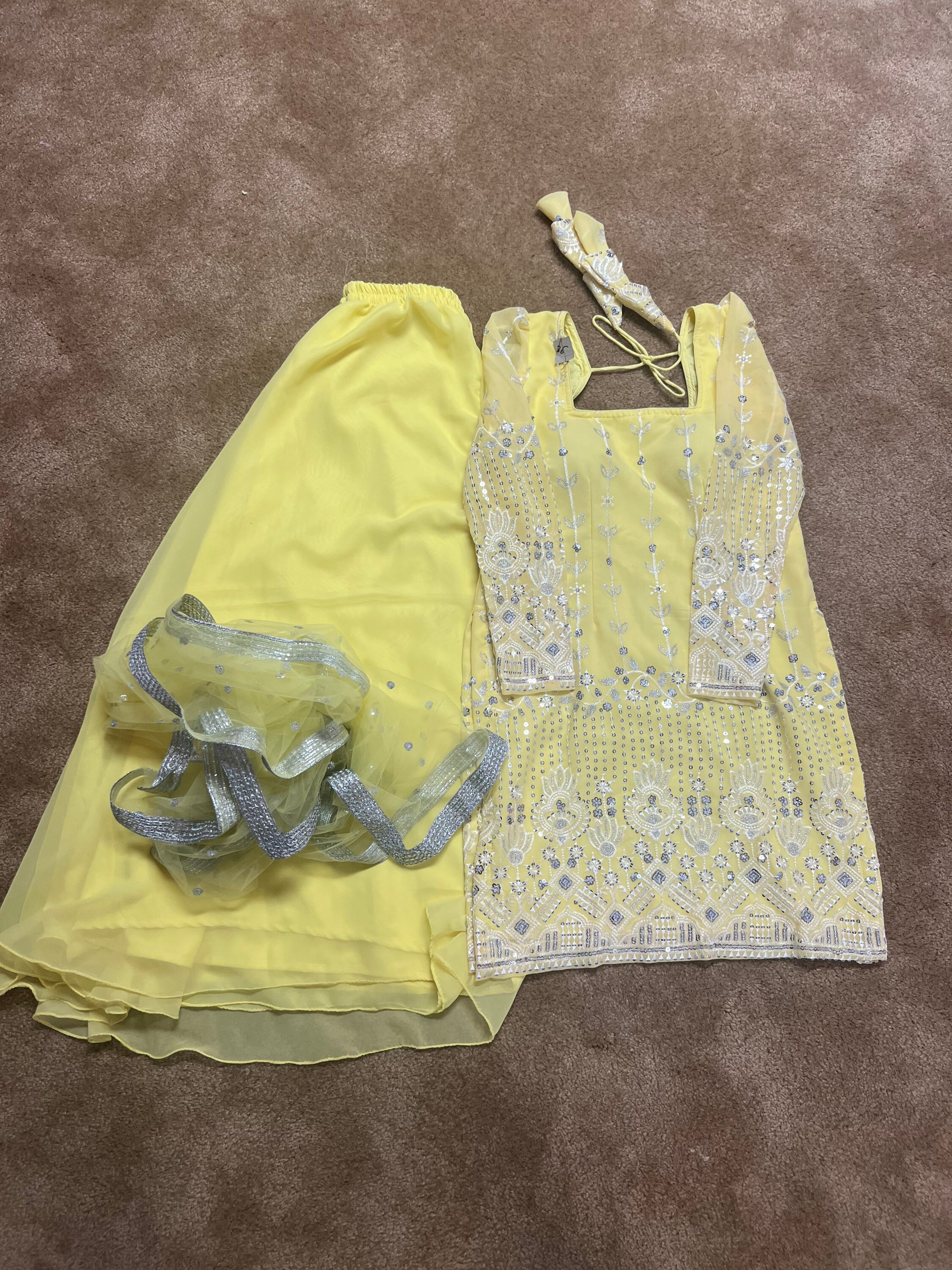 Pakistani Purple Sharara Suit Indian Punjabi Sharara Suit , Readymade ...