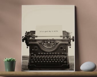 Write on | Digital Art | Downloadable Print | Typewriter | Typewriter ...