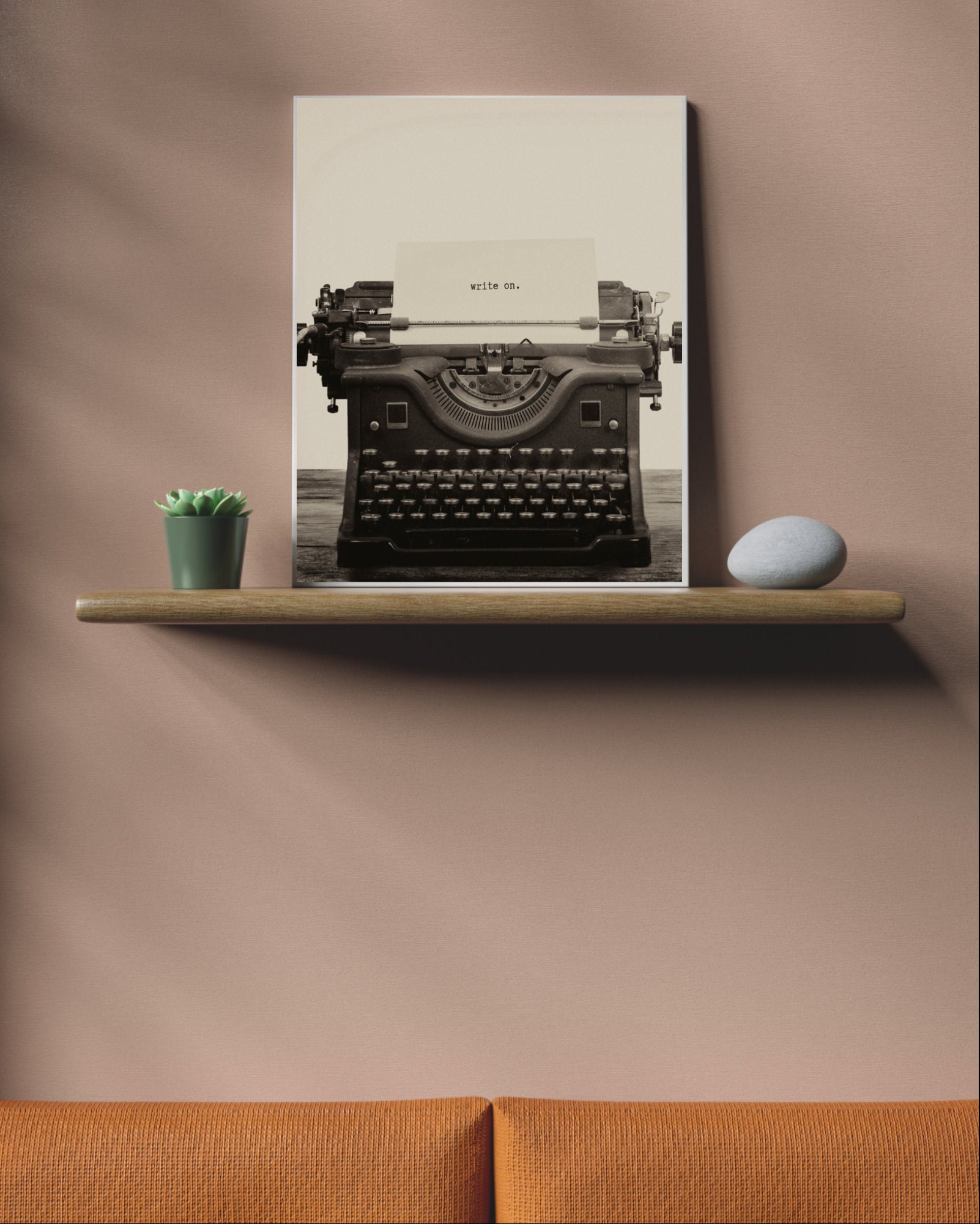 Write on Digital Art Downloadable Print Typewriter Typewriter Art Wall ...