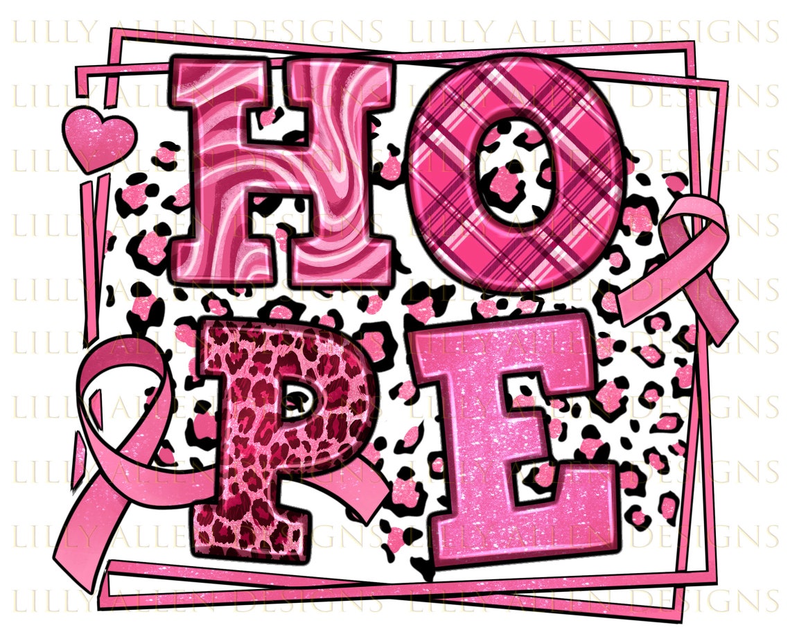 Western Hope Breast Cancer Awareness Png Sublimation Design - Etsy