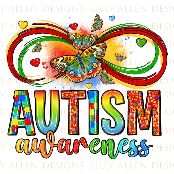 Autism Butterfly - Etsy
