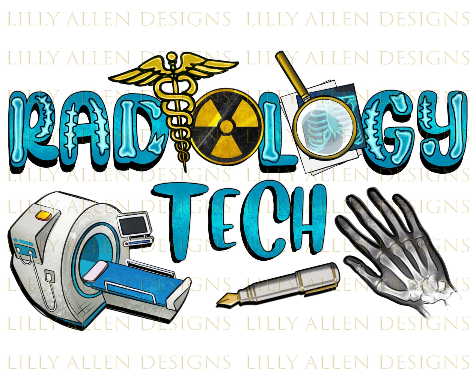 Radiology Tech Png Sublimation Design Radiology Png - Etsy
