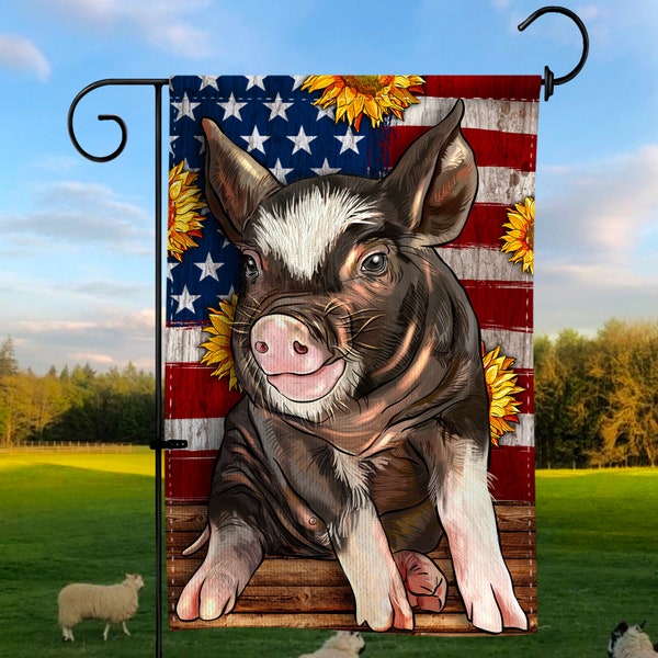 American Flag Pig - Etsy