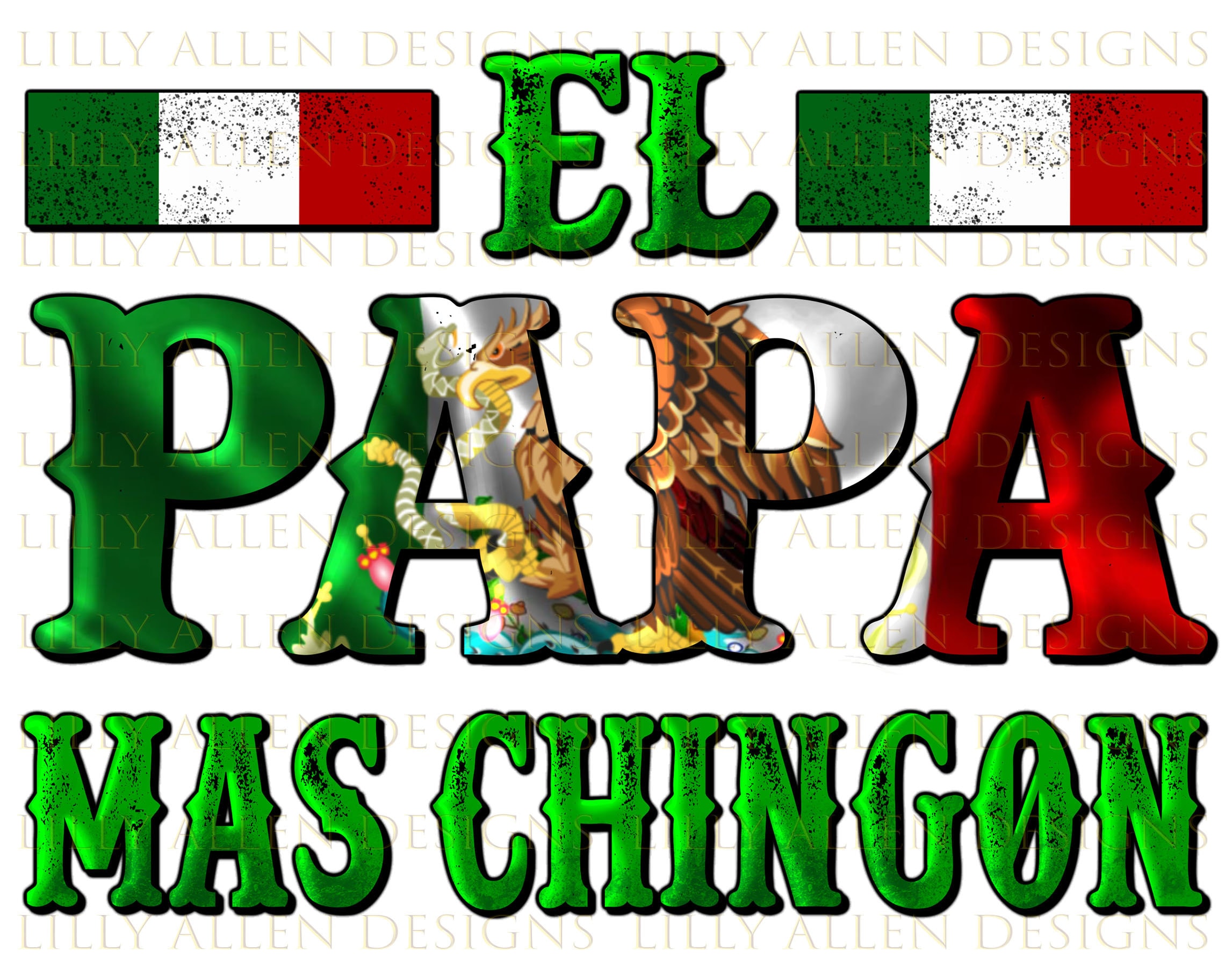 El Papa Mas Chingon Bandera Mexicana Png Diseño de - Etsy España