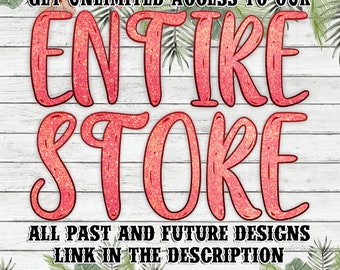 Entire Store Bundle All Past and Future Designs Commercial - Etsy