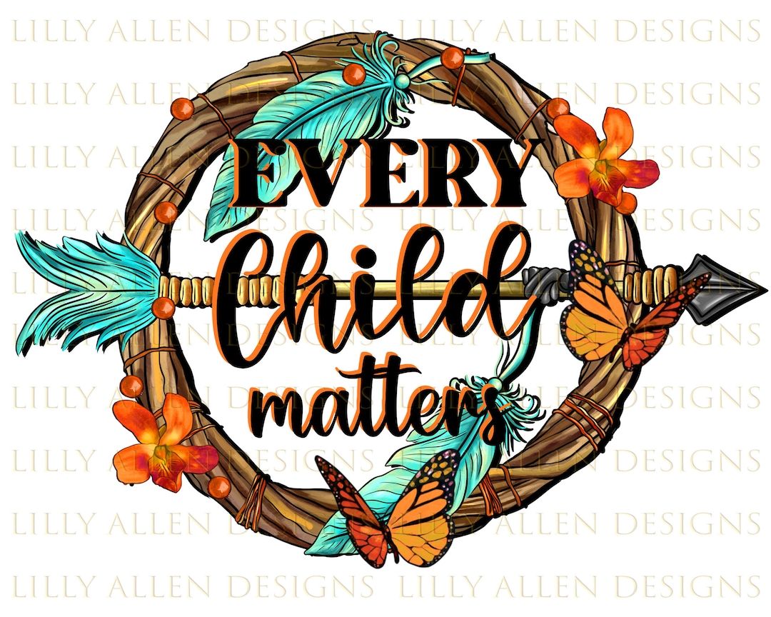 Every Child Matters Png Sublimation Design, Orange Day Png, September ...