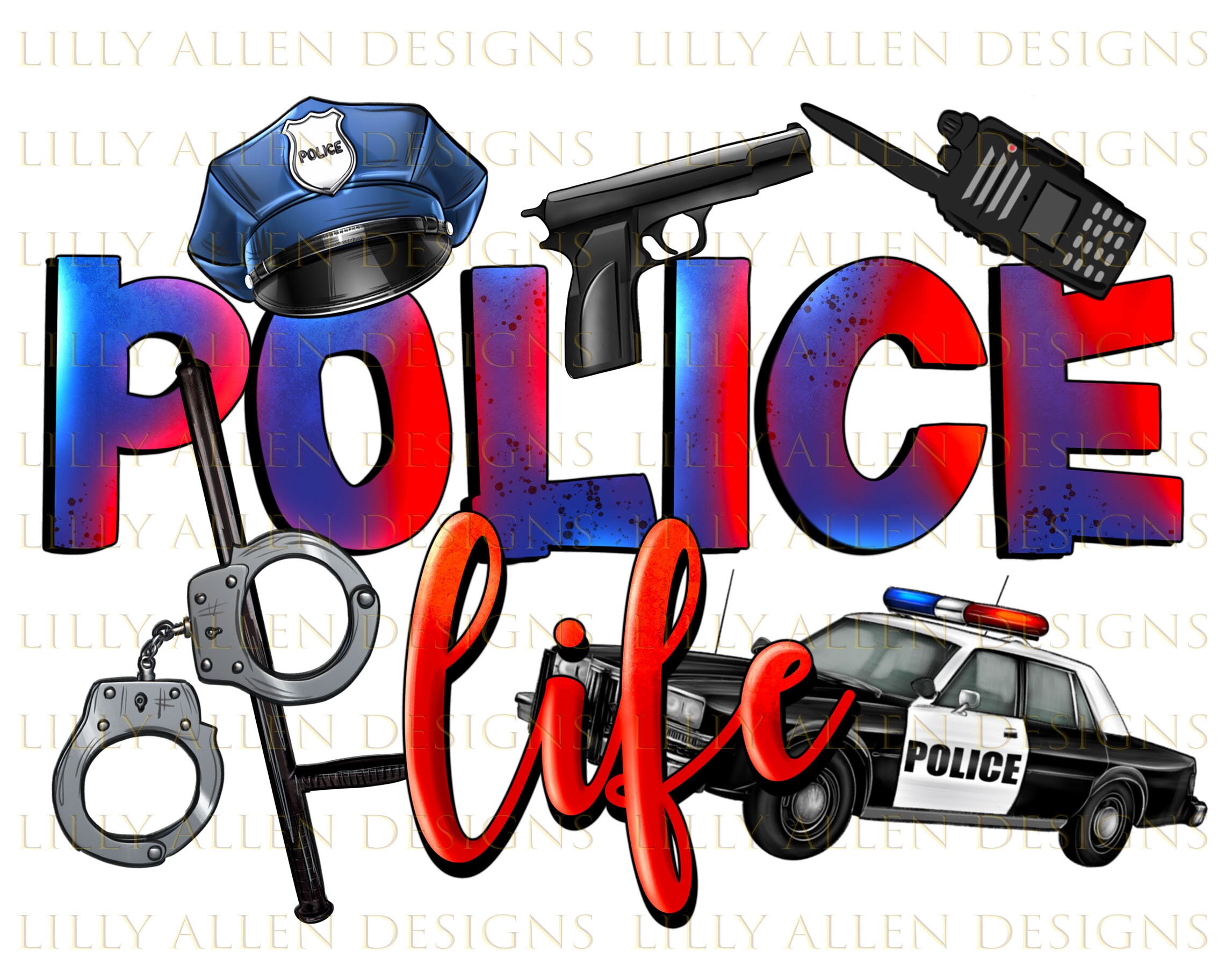 Police Life png Diseño de sublimación, policía png, vida policial png ...